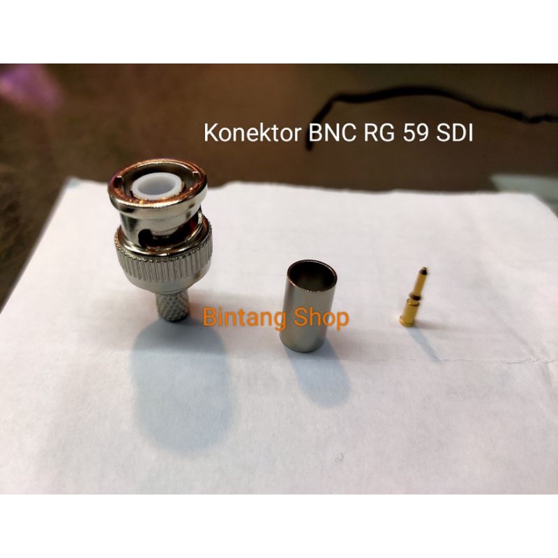Jual Konektor BNC RG 59 Taiwan sdi | Shopee Indonesia