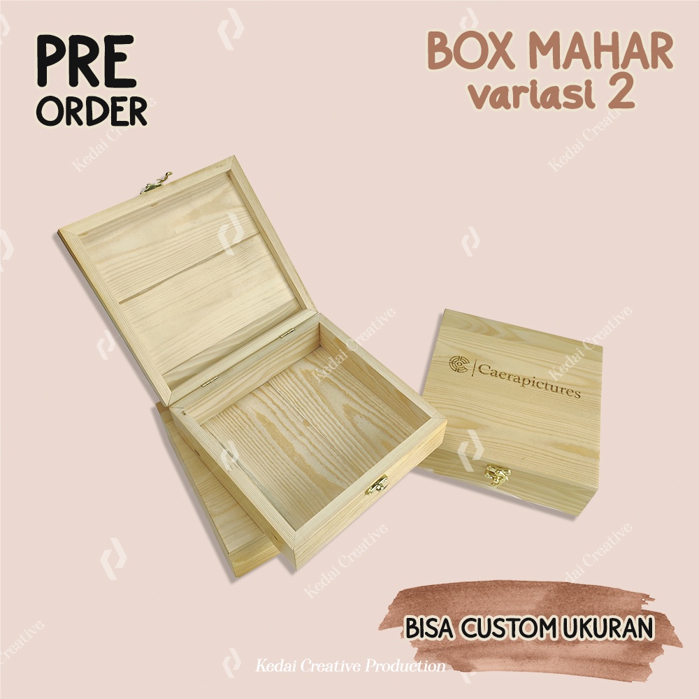 Jual Mahar Viral BOX MAHAR/KOTAK FOTO/BOX ARTISTIK/TEMPAT PERHIASAN ...