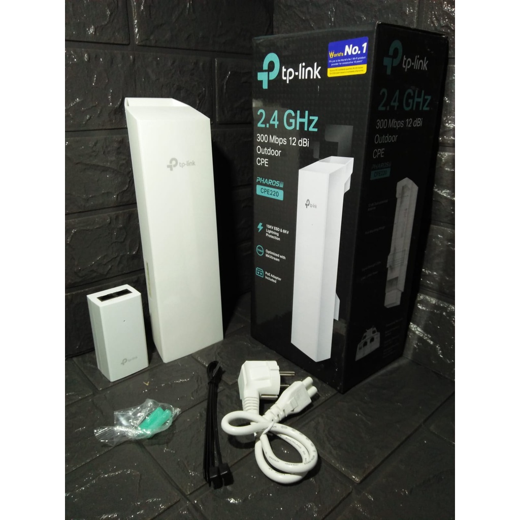 Jual TP-LINK CPE 220 300Mbps 12dBi Outdoor CPE Router PHAROS TP LINK ...
