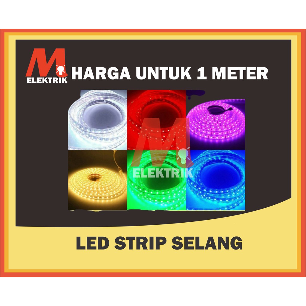 Jual LED STRIP SELANG 220V 8 WATT/METER SUPER TERANG SMD 5050/LED ...