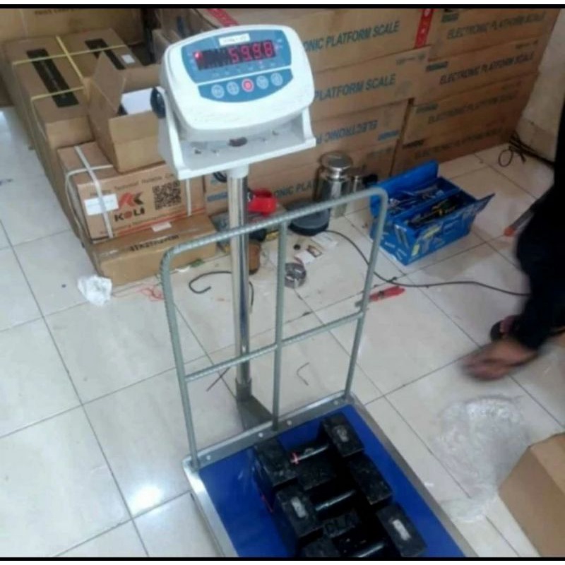 Jual Timbangan digital merek sonic T18 kapasitas 500 kg untuk industri ...