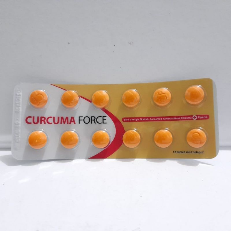 Jual Curcuma Force Tablet Penambah Nafsu Makan | Shopee Indonesia