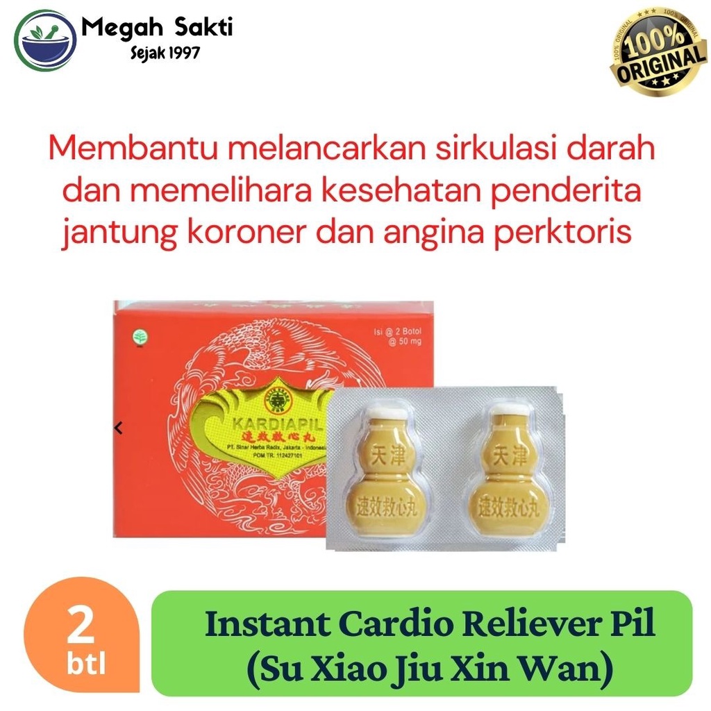 Jual Instant Cardio Reliever Pil (Su Xiao Jiu Xin Wan) - Obat Jantung ...