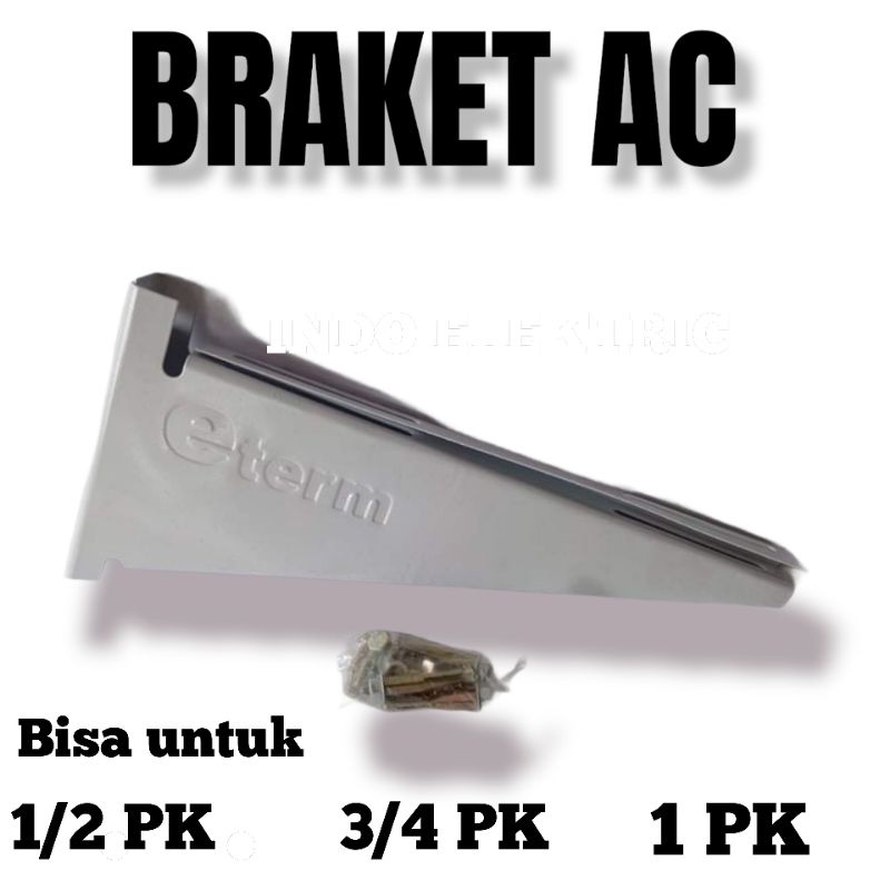 Jual BRAKET DUDUKAN AC OUTDOOR 1/2 3/4 1PK UNIVERSAL 1SET + BAUT ...