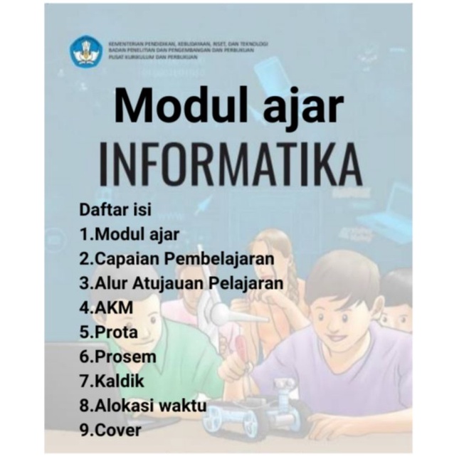 Jual PERANGKAT AJAR SMK Informatika Kelas X,XI,XII Kurikulum Merdeka ...