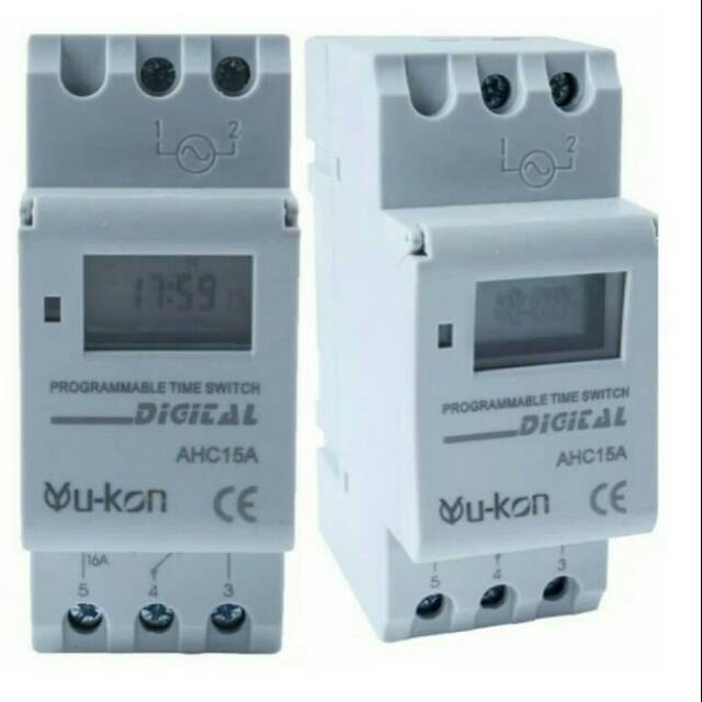 Jual Digital Timer Model MCB Switch AHC15A 18 ON OFF | Shopee Indonesia