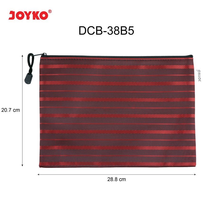 Jual Document Bag Tas Dokumen Joyko DCB-38 Bill A5 B5 A4 B4 Garis Metalik | Shopee Indonesia