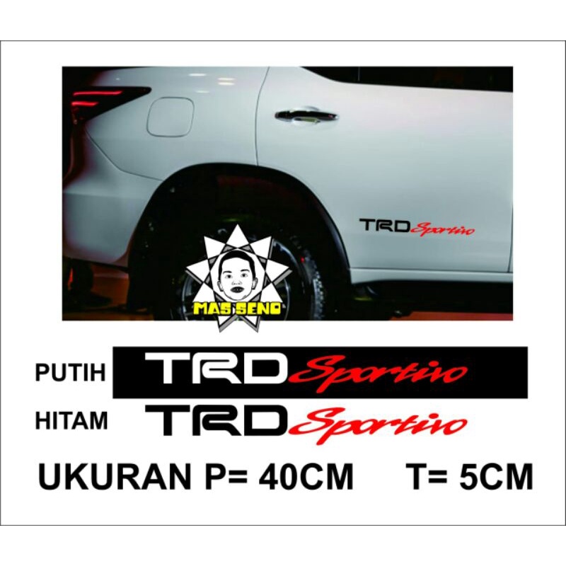 Jual sticker TRD Sportivo cutting | Shopee Indonesia