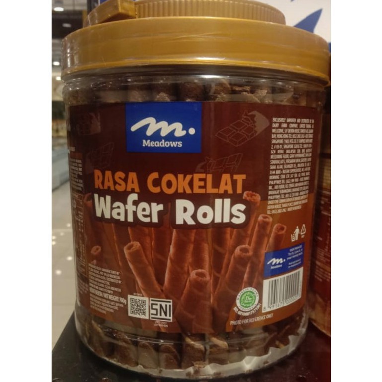 Jual Meadows Wafer Rolls Rasa Cokelat | Shopee Indonesia