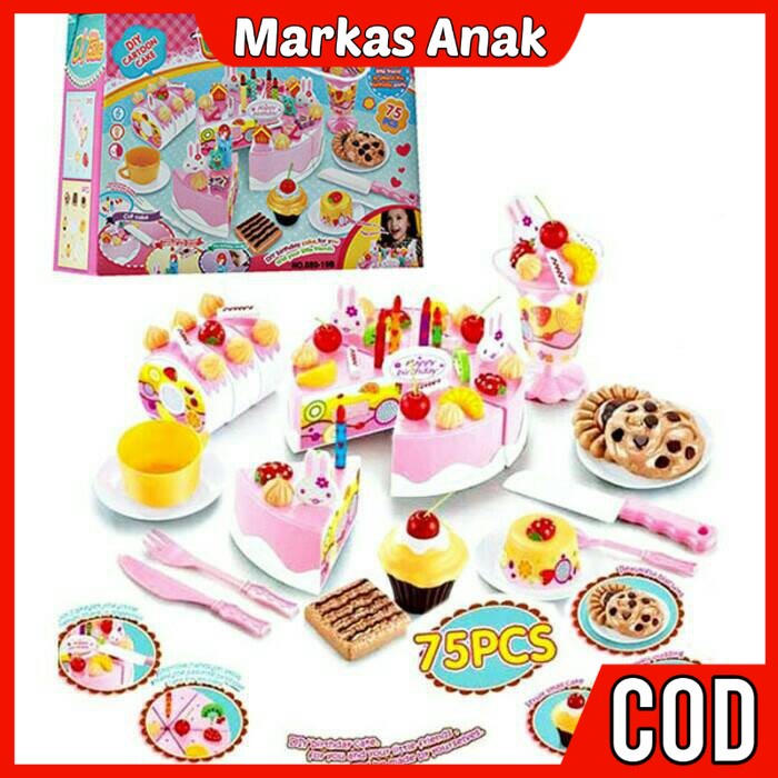 Jual Mainan Anak Anak Umur 3 4 5 6 Tahun Potong Kue Ulang tahun besar ...