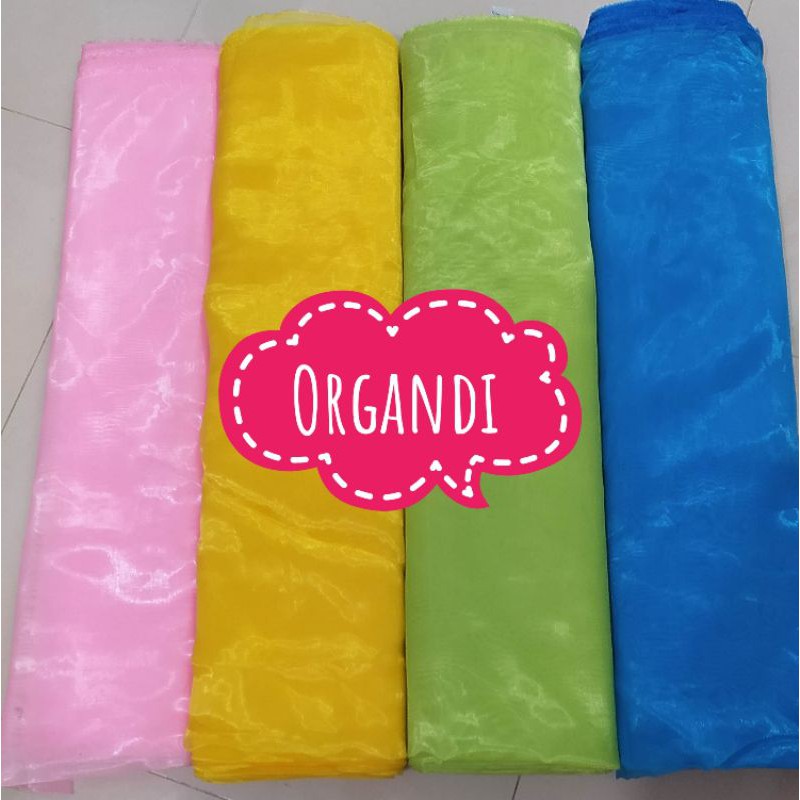 Jual Kain Organdi Kain Kaca lebar 150cm | Shopee Indonesia