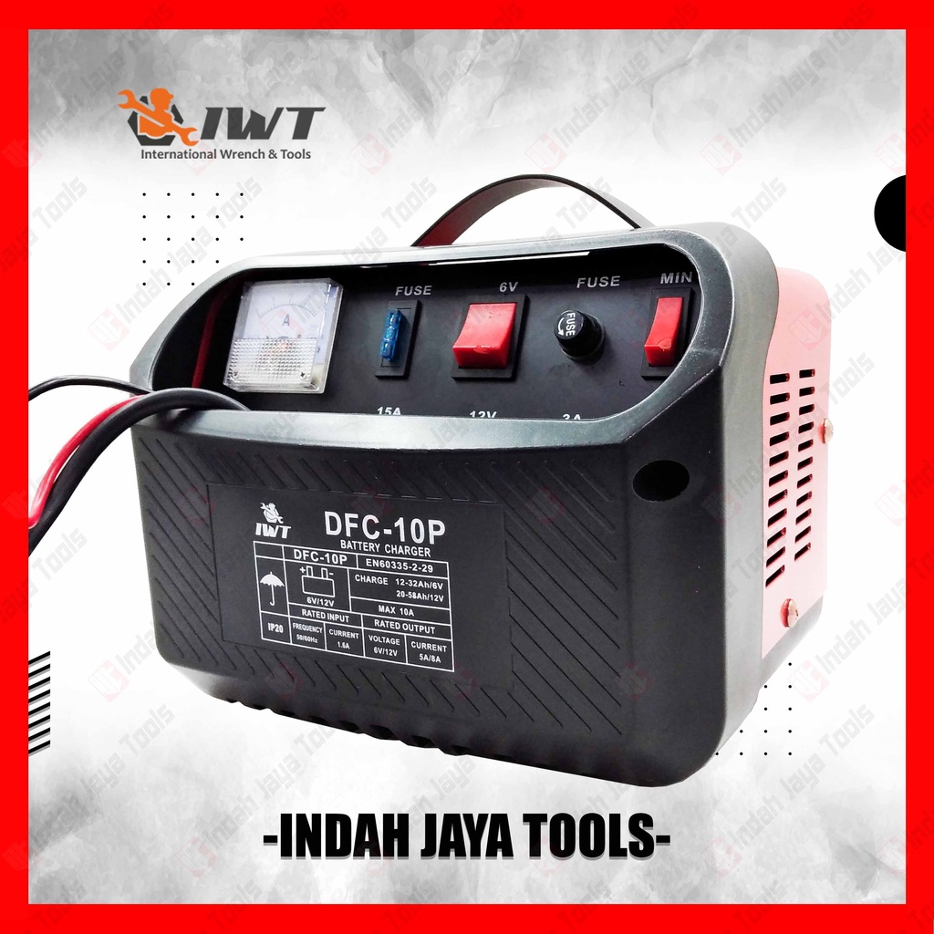 Jual IWT DFC-10P Battery Charger 10A - Charger Cas Aki Kering Basah 10 A | Shopee Indonesia