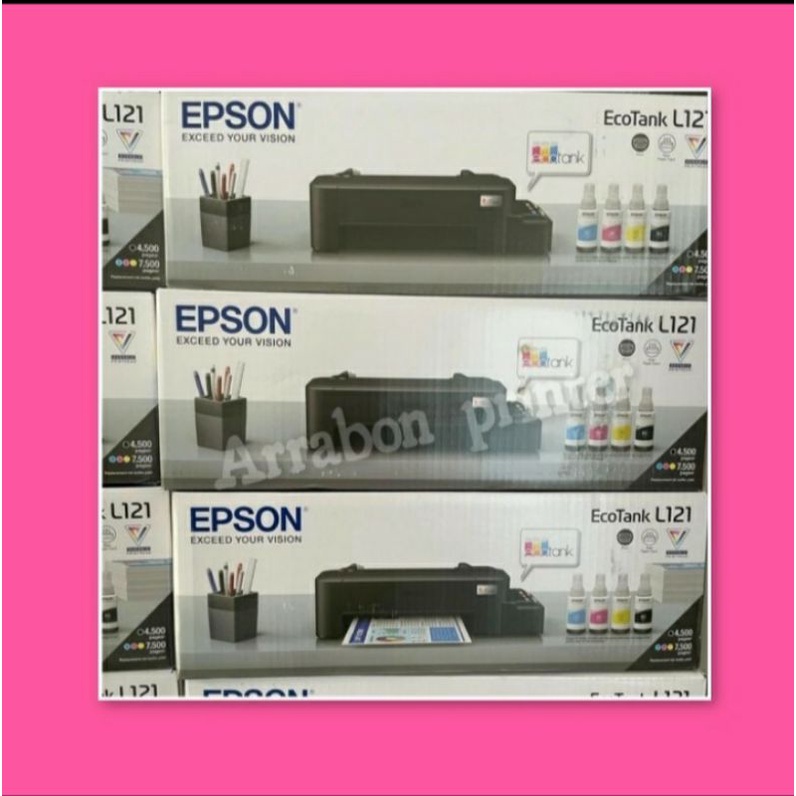 Jual Epson L121 Printer Eco tank pengganti L120 | Shopee Indonesia