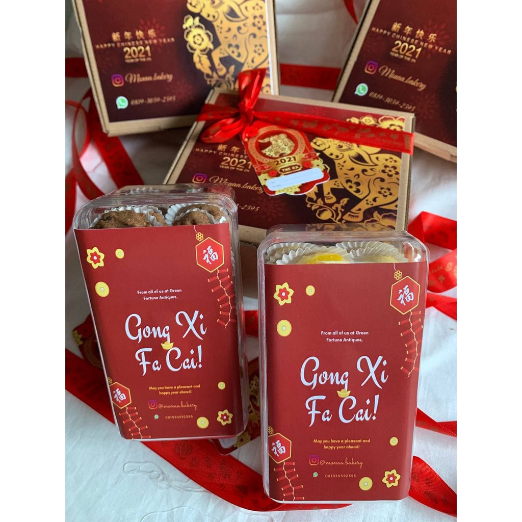 Jual PROMO!! Hampers Parcel Imlek Box (Medium Size) | Shopee Indonesia