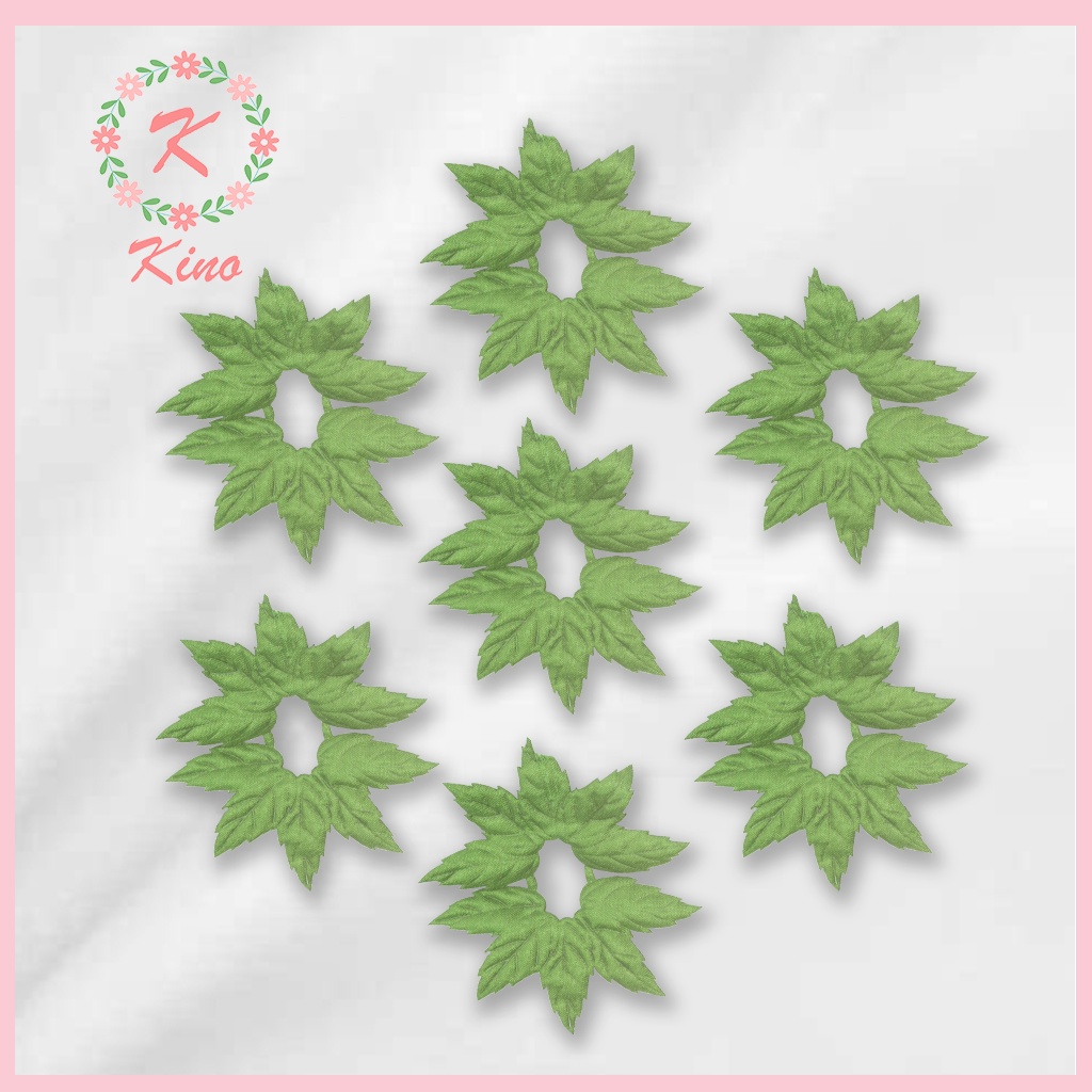 Jual Patch aplikasi daun bintang lubang aksesoris dekorasi hampers ...