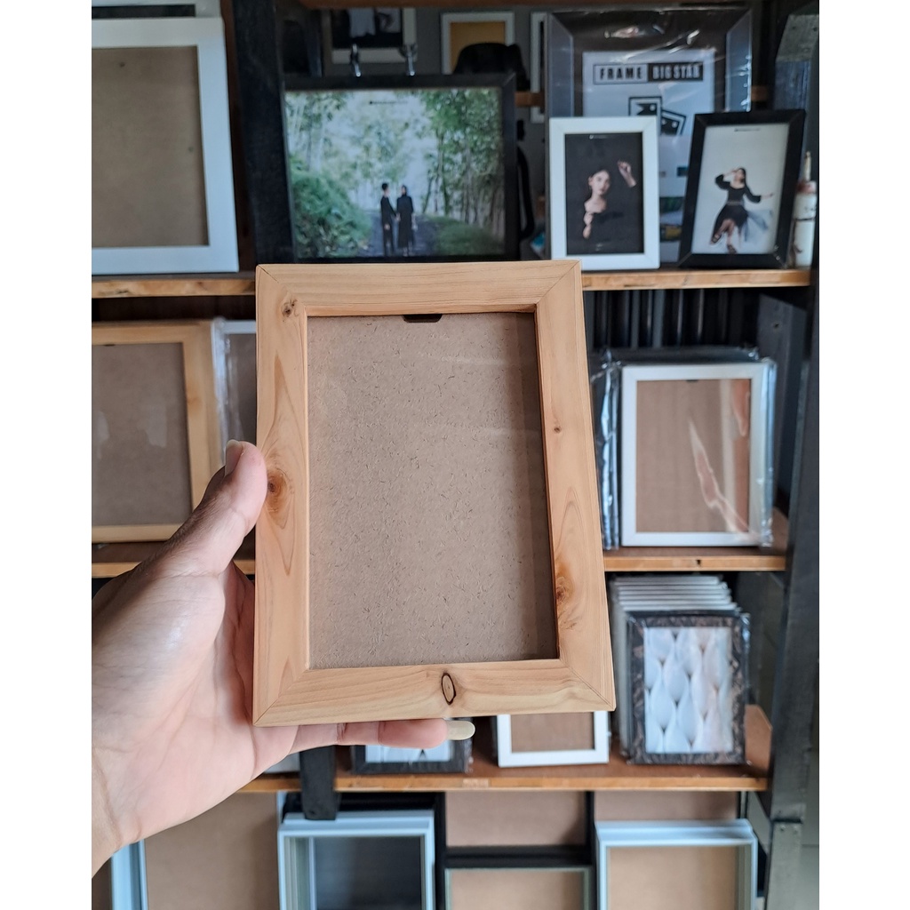 Jual Frame 12R Kayu Jati Belanda Pigura Bingkai Foto | Shopee Indonesia
