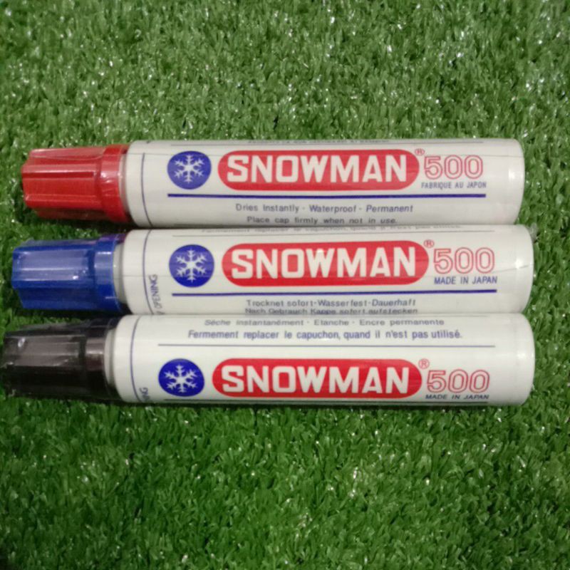 Jual SPIDOL BESAR HITAM BIRU MERAH SNOWMAN Ukuran 450 permanen | Shopee ...