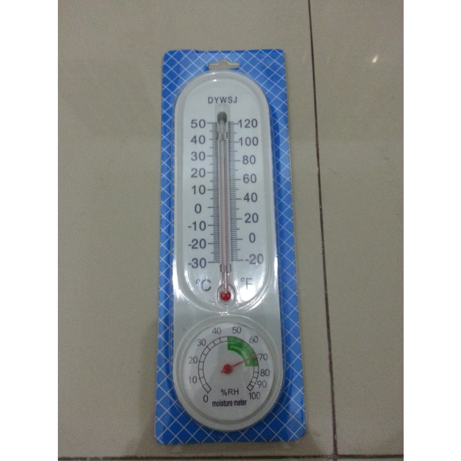 Jual SS Termometer Higrometer Ruang Thermometer Hygrometer Analog Raksa ...