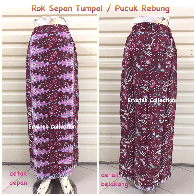 Jual Rok Sepan Tumpal ST31 Motif Pucuk Rebung Betawi | Maxi Skirt ...