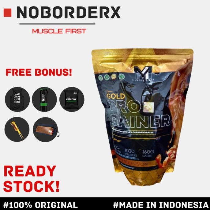 Jual M1 Muscle First MuscleFirst Gold Pro Gainer Mass Protein Powder ...