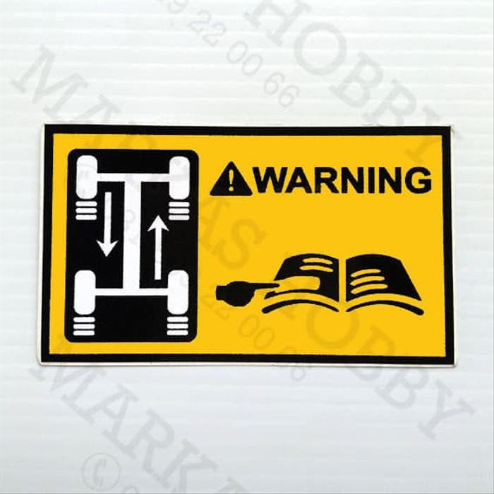 Jual Stiker / Sticker 4WD ( Warning Sign ) | Shopee Indonesia