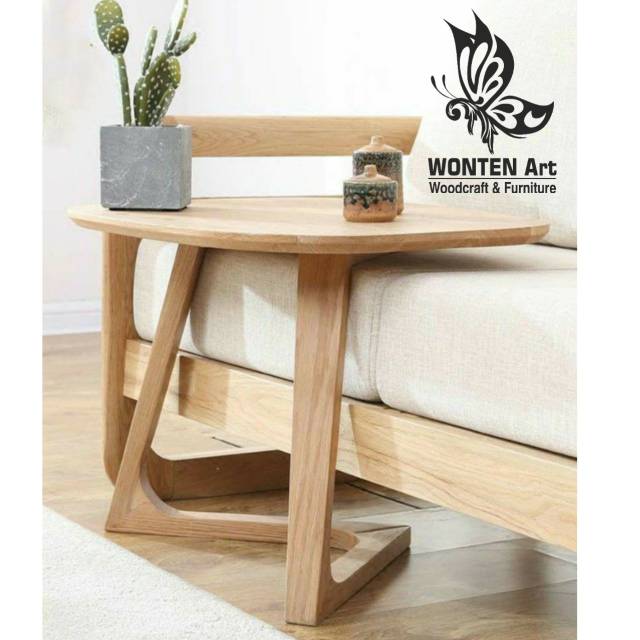Jual Meja Tamu - Meja Kopi Single Jet Kayu Jati - wonten art Table ...