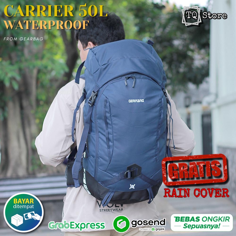 Jual Tas Semi Carrier Hiking 50 Liter Tas Ransel Gunung Camping ...