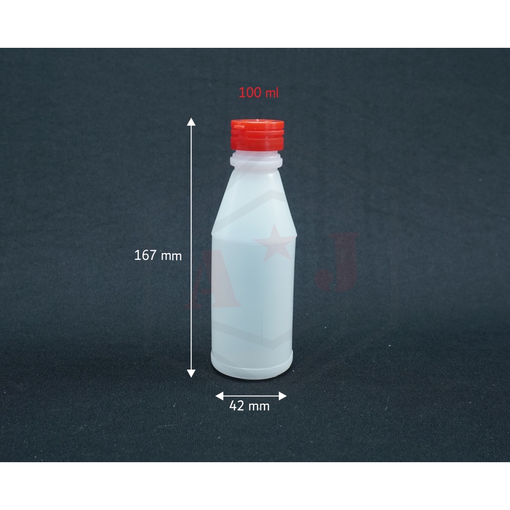 Jual Botol 100 ml Alkohol/Botol Plastik/Botol Essen/Botol Parfum/Botol ...