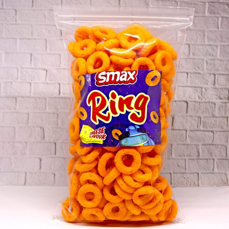 Jual snack chiki Smax Ring snack kiloan murah / agen snack kiloan ...