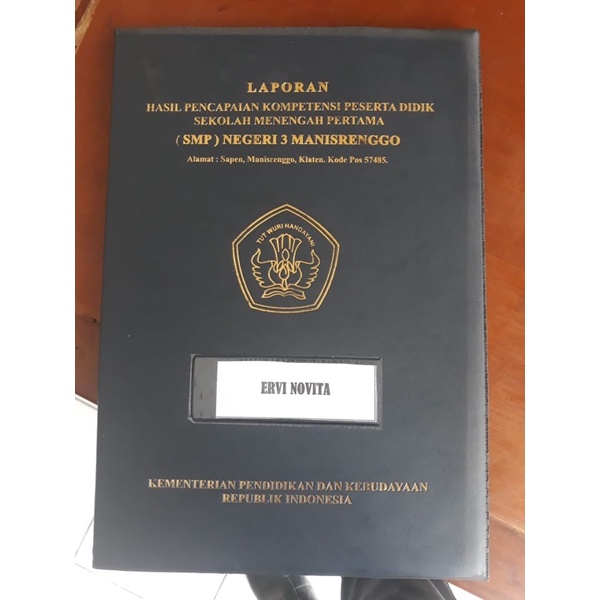 Jual MAP RAPORT DAN IJAZAH K13 TK SD SMP SMA UNIVERSITAS | Shopee Indonesia