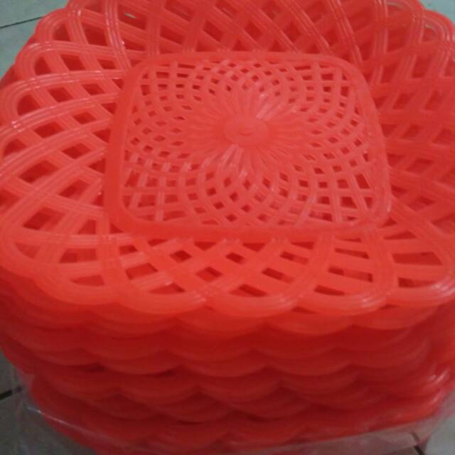 Jual Piring Rotan Plastik Lobang (1 lusin) | Shopee Indonesia