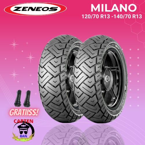 Jual Sepasang Ban Motor YAMAHA NMAX // ZENEOS MILANO 120/70 - 140/70 ...