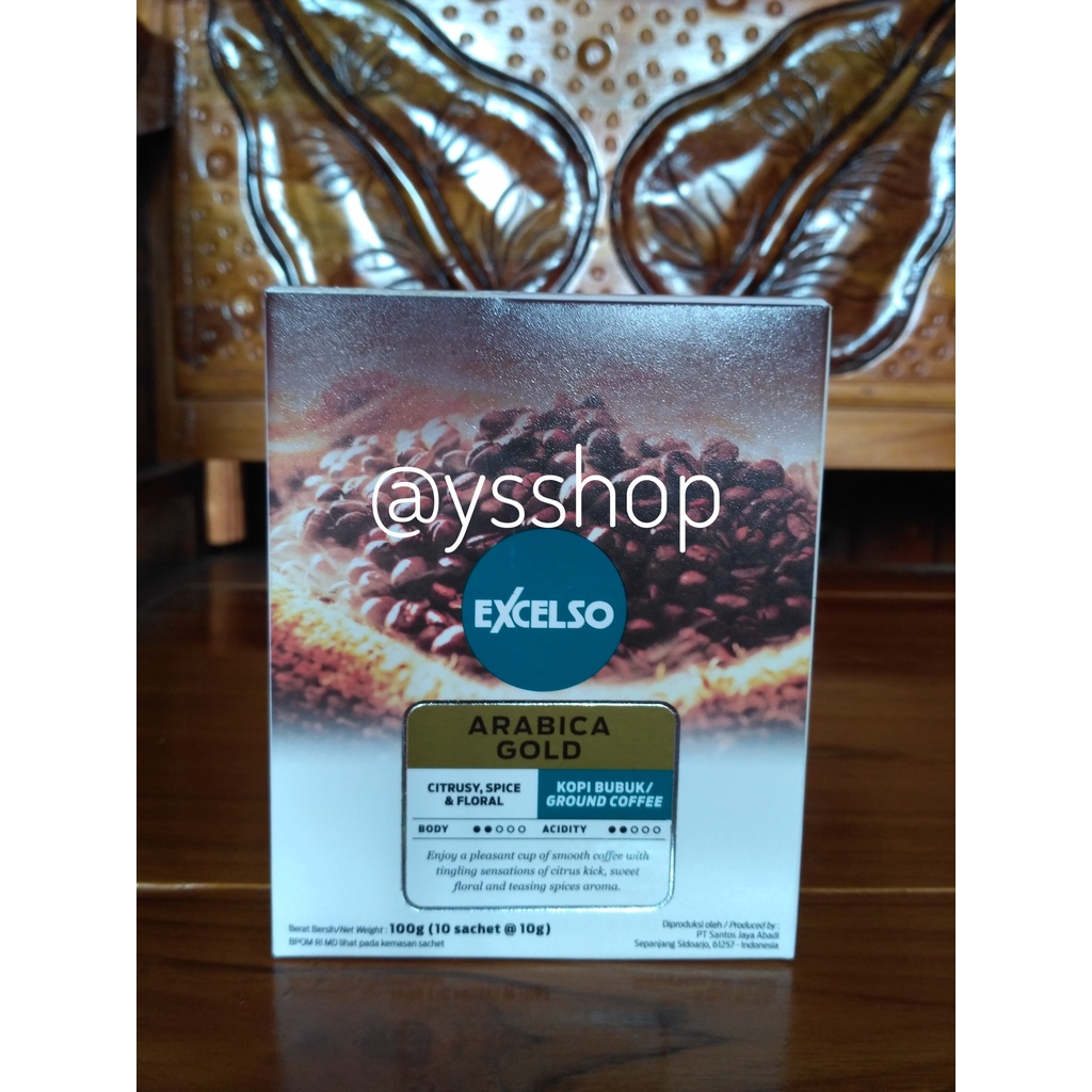 Jual Excelso Folding Box Robusta Gold, Java, Arabica Gold, Sumatera ...