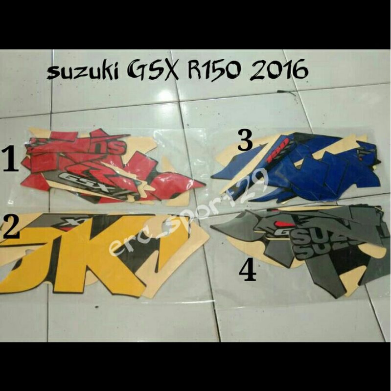 Jual striping gsx 150r 2016 2017 sticker suzuki gsx r150 2016 2017 ...