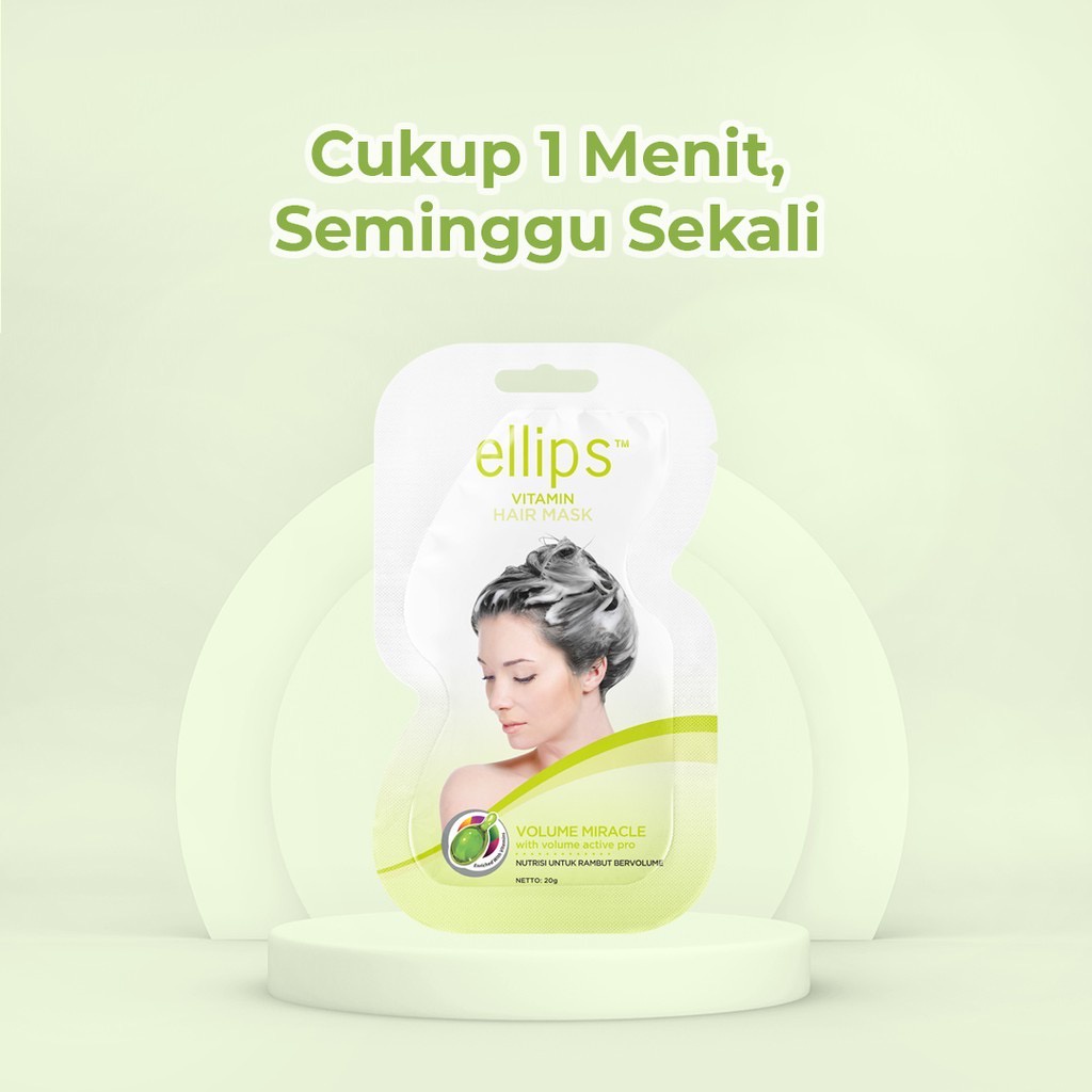 Jual ELLIPS Vitamin Hair Mask Sachet 20gr | With Pro Keratin Sachet ...