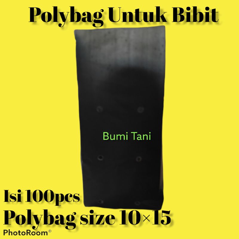 Jual Polybag Semai Tanaman,polybag plastik kecil isi 100lembar size 10× ...