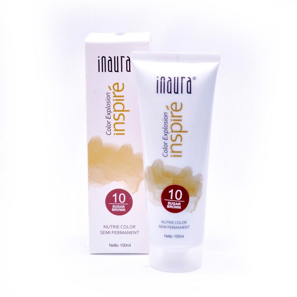 Jual Inaura Color Explosion Inspire SUGAR BROWN 10 | Shopee Indonesia