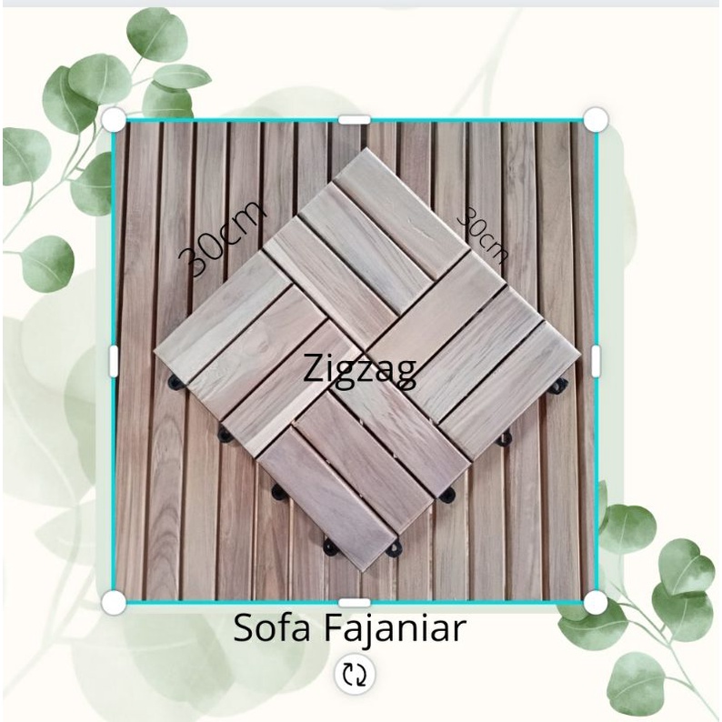 Jual DECKING TILE PARQUET LANTAI KAYU JATI UBIN KAYU JATI PERHUTANI ...
