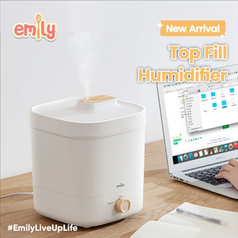 Jual EMILY TOP FILL HUMIDIFIER 4 LITER / PENJAGA KELEMBABAN UDARA ...