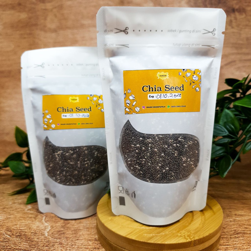 Jual Organic Black Cia Seed - 100G / Chia Seed | Shopee Indonesia