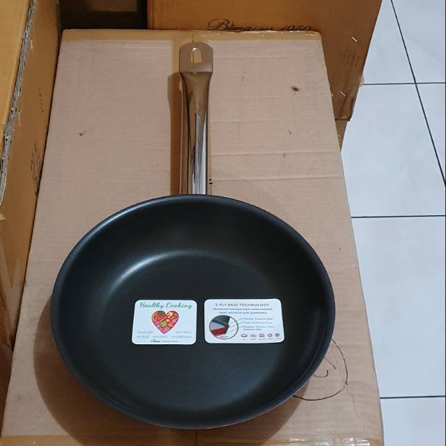 Jual BP1901624 Frying Pan Non Stick Platinum D24cm Bima Chefs, SUS 304 | Shopee Indonesia