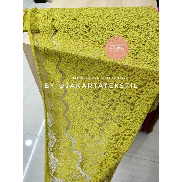 Jual [ 456 ] BAKAL KAIN BROKAT / BRUKAT PANEL SEMI FRANCIS SOLTIS ...