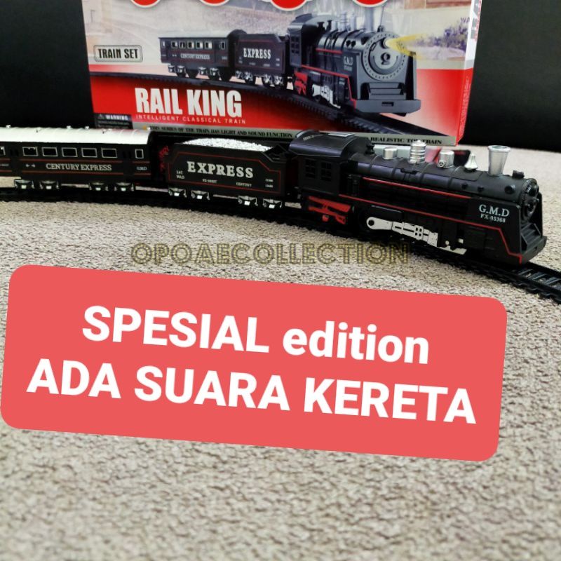Jual Mainan Kereta Api plus SUARA Rail King railking edisi spesial seri ...