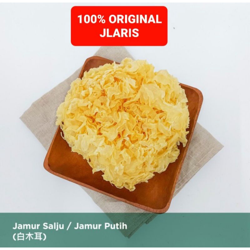 Jual Jamur Salju / Jamur putih / Snow White Fungus Kemasan 100gram ...