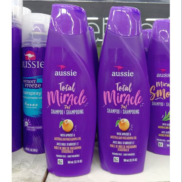 Jual aussie total miracle 7in1 shampo 360ml | Shopee Indonesia
