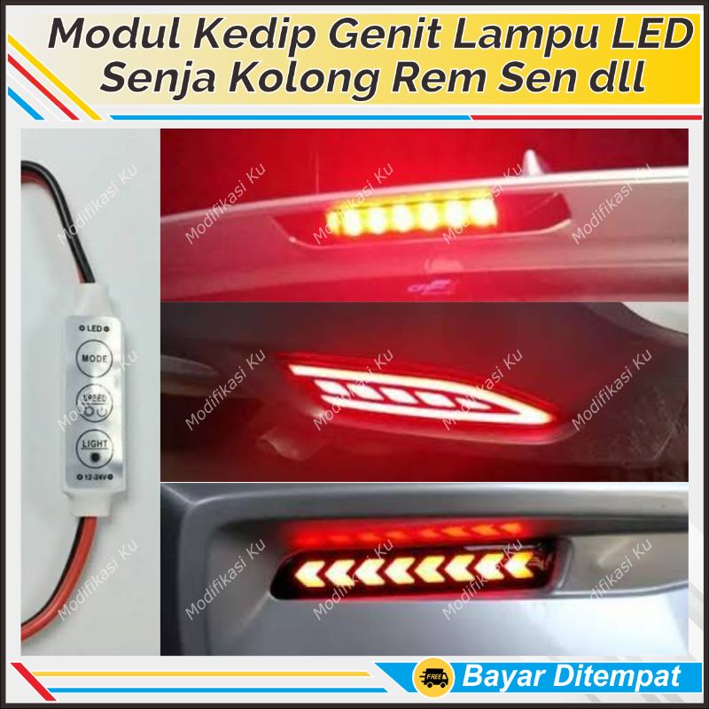 Jual MODUL KEDIP LAMPU LED MULTIFUNGSI: COCOK UNTUK REM, SEIN, KOLONG ...