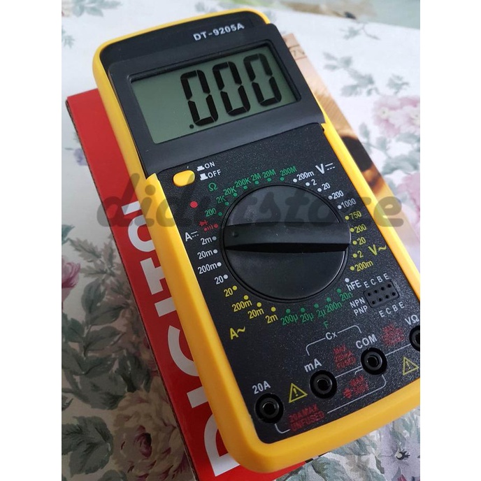Jual Avometer Multi Tester Digital DT9205A | Shopee Indonesia