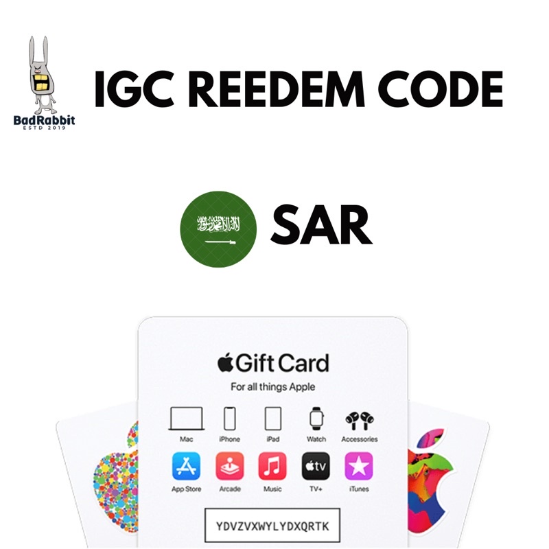 Jual IGC REEDEM CODE SAUDI ARABIA / SAR | Shopee Indonesia