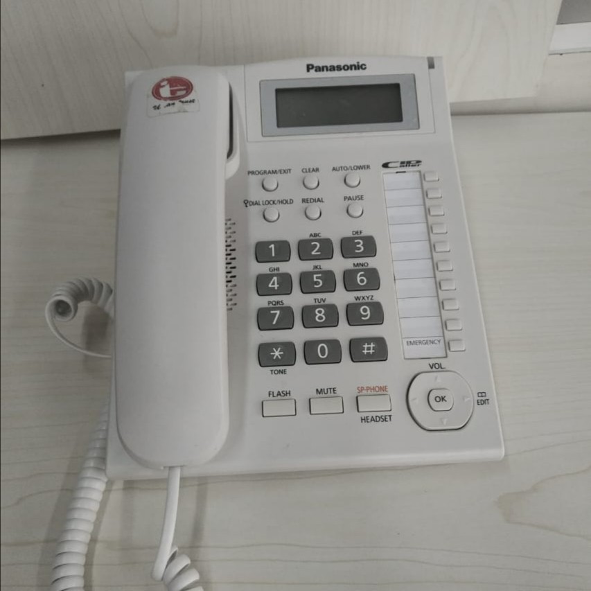 Jual PESAWAT TELEPON RUMAH INDIHOME PANASONIC KX-TS880ND Caller ID SECOND | Shopee Indonesia
