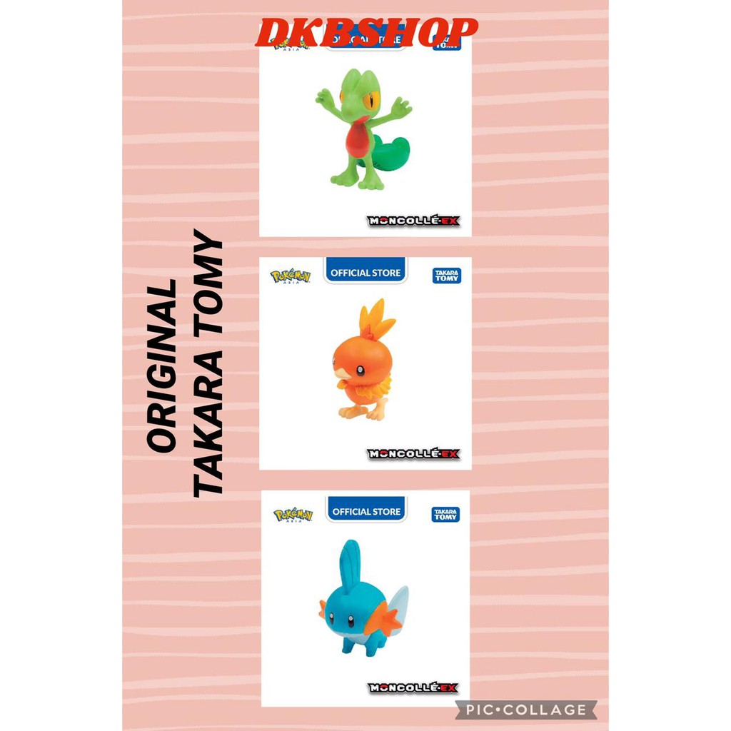 Jual Figure Pokemon Moncolle Torchic Moncolle Mudkip Moncolle Treecko ...